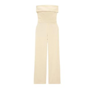 BA&SH Femme, Combinaisons et Ensembles, Beige, Taille: 38 FR Bustier Jumpsuit