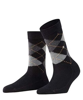 Burlington Whitby W So chaudes fantaisie 1 paire, Chaussettes Femme, Noir Black 3000, 36-41