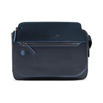 Piquadro Blue Square Mini Sac Bandouli&egrave;re Personnalisable - Femme - Sacs - Bleu - Taille: ONE Size