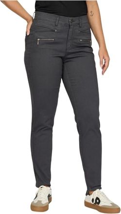 2-Biz Pantalon Rany - Femme - Pantalons - Gris - Taille: 40 FR
