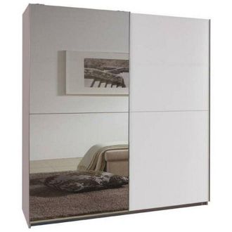 Inside75 Dressing portes coulissantes clapton 135 cm blanc / miroir