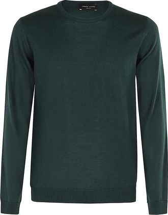 Roberto Collina Homme, Pulls, Vert, Taille: M Pull Col Chic