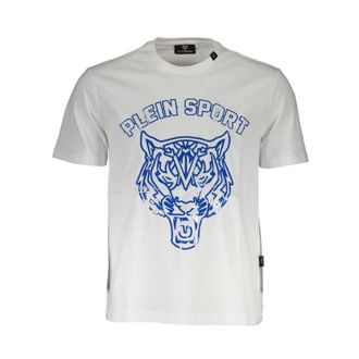 Plein Sport Tigerkopf Grafik Tee - - Sport - Herren - Wei&szlig; - XL