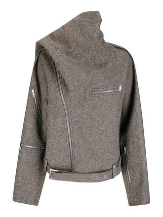 Rick Owens Casualjacke - Dunkelgrün