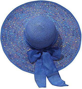 Generic Casquette de p&ecirc;cheur large avec avant-toit respirant pour femme - Casquette de baseball en maille, bleu marine, Taille unique