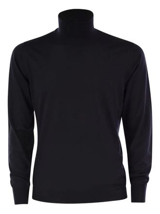 Fedeli pull &agrave; col roul&eacute; - Bleu