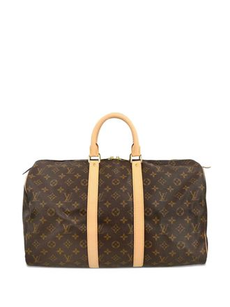 Louis Vuitton sac Keepall 45 (2019) - Marron
