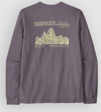 Patagonia Mw Hut Tripper Skyline Longsleeve may grey