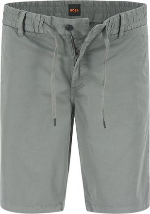 Boss Orange by Hugo Boss BOSS Orange Herren Shorts grau Baumwoll-Stretch