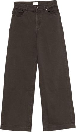 Parosh Jean en denim &agrave; jambe large Parosh