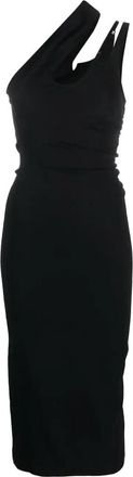 MUGLER Knielanges Kleid - Schwarz