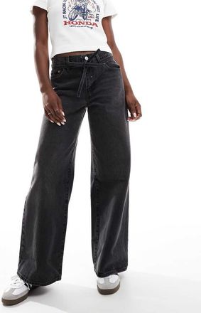 Levi's XL - Jean droit ample - Noir délavé