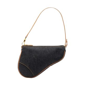Dior Pre-owned Denim Saddle Bag - - Pre-owned - Damen - Blau - ONE SIZE