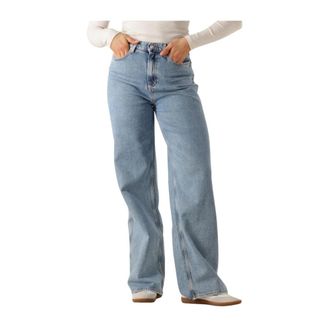 Tommy Jeans Weite Blaue Jeans f&uuml;r Frauen - - Jeans - Damen - Blau - W31 L32