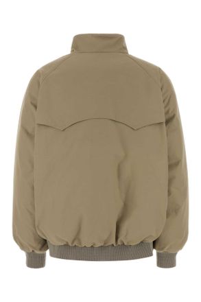 Prada Cotton-Blend Down Jacket - Beige