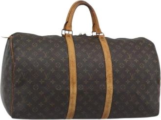 Louis Vuitton Pre-owned Keepall 55 Boston Bag - Femme - Pre-owned - Brun - Taille: ONE Size