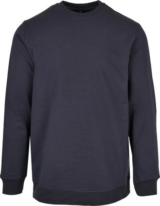 Build Your Brand Basic Crewneck Navy XXL