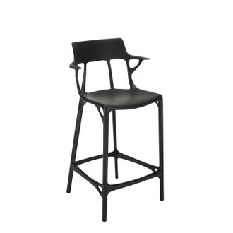 Kartell A.I. Stool Recycled, Hocker, Schwarz, H&ouml;he 65 cm