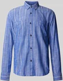 Tom Tailor Denim Relaxed Fit Freizeithemd aus Viskose-Mix mit Leinen