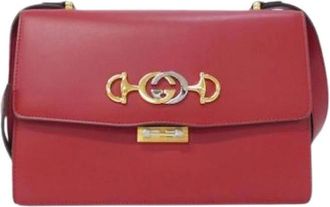 Gucci Sac bandouli&egrave;re Vintage Pre-owned - Femme - Pre-owned - Rouge - Taille: ONE Size