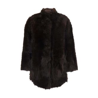 Urban Code Femme, Vestes, Brun, Taille: 36 FR Manteau Toscana