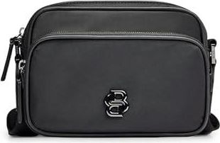 BOSS Hommes B Icon Sac porté croisé en twill à monogramme Double B