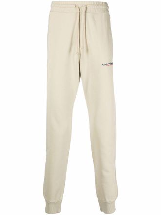 Diesel pantalon de jogging &agrave; logo imprim&eacute; - Tons neutres
