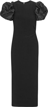 Rotate Rotate Birger Christensen, Femme, Robes, Noir, Taille: 38 FR Puff Sleeve Dress