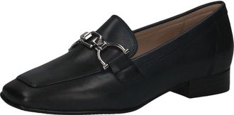 Caprice Damen Slipper aus Leder mit Blockabsatz, Blau (Ocean Nappa), 38 EU