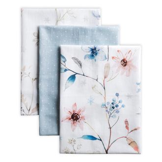 Maison d'Hermine Maison dHermine K&uuml;chenhandt&uuml;cher 3er-Set 100% Baumwolle 70 cm x 50 cm Wiederverwendbare Geschirrt&uuml;cher aus Stoff saugf&auml;hig mit Aufh&auml;ngeschlaufe K&uuml;che 