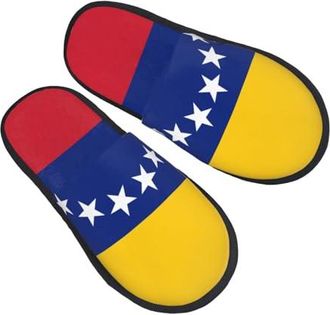 Generic Pantoufle Maison Drapeau Du Venezuela Chaussons Maison Antid&eacute;rapantes Hiver Chaussures Chaudes Unique Hiver Pantoufles Pour Chambre Camping Voyages L