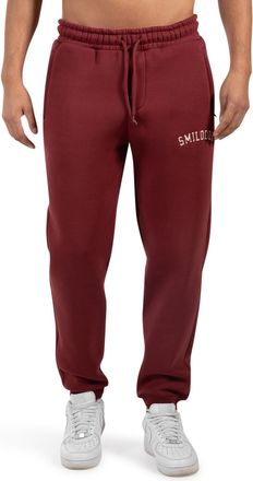 Smilodox Jogginghose Herren Kayson, Oversize Freizeithose mit Rei&szlig;verschlusstaschen, weichem, flauschigem und warmem Material, Tunnelzug am Bund, Logo, Sweatho