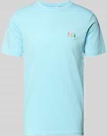 Lindbergh T-Shirt mit Stitching und Rundhalsausschnitt