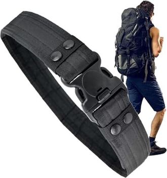 Generic Ceinture de travail &agrave; fermeture rapide, ceinture de travail | Ceinture tiss&eacute;e en polyester avec boucle &agrave; fermeture rapide - Sangle l&eacute;g&egrave;re pour lext&eacute;ri