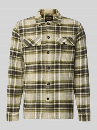 PME Legend Regular Fit Freizeithemd mit Label-Detail