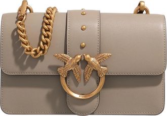 Pinko Pinko Crossbody Bags - Love One Mini St. Cl - Gr. unisize - in Grau - f&uuml;r Damen