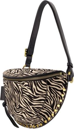 Isabel Marant Skano Calfskin Leather Crossbody Bag - Black