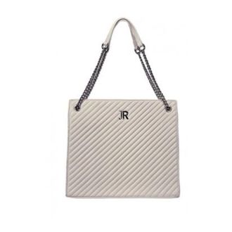 John Richmond Wei&szlig; Silber Shopper Tasche - - Bags - Damen - Wei&szlig; - ONE SIZE