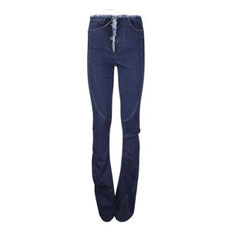 Ottolinger Ottolinger, Femme, Jeans, Bleu, Taille: 40 FR Pantalon en Denim à Bord Brut