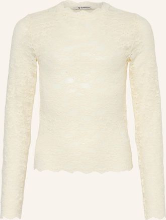 Garcia Garcia Longsleeve Aus Spitze weiss