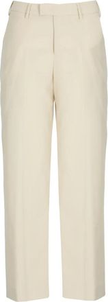 Pantaloni Torino Femme, Pantalons, Blanc, Taille: 42 FR Cropped Pantalons