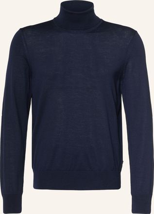 HUGO BOSS Rollkragenpullover Musso blau
