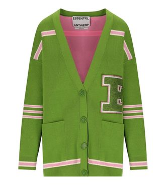 Essentiel CARDIGAN JIGAN VERT ESSENTIEL ANTWERP