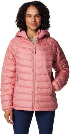 Columbia Damen Powder Lite 2 Kapuzenjacke Pufferjacke mit Kapuze, Rosa Agave, L