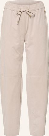 Marc Cain 7/8-Hose Ranchi In Lederoptik beige