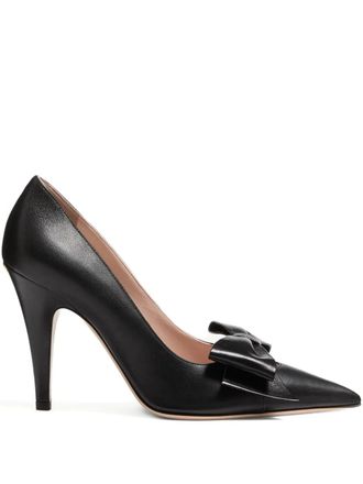 Valentino Garavani escarpins Bowow 100 mm - Noir