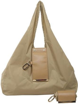 Generico Sac &agrave; cl&eacute;s, sacs &agrave; provisions r&eacute;utilisables, pliables et r&eacute;utilisables avec porte-cl&eacute;s, grand sac &agrave; provisions &eacute;tanche et pliable pour cuisine, &eacute;picer