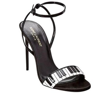 Saint Laurent Saint Laurent Black Piano Keyboard Heels Size 39