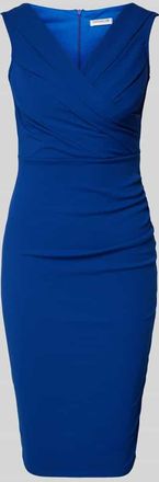 Sistaglam Knielanges Cocktailkleid mit Raffungen Modell Dania