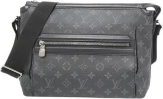 Louis Vuitton Pre-owned Monogram Eclipse Odyssee Messenger Shoulder Bag - Homme - Pre-owned - Noir - Taille: ONE Size